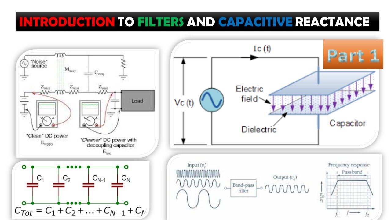 INTRODUCTION TO FILTERS AND CAPACITIVE REACTANCE - YouTube