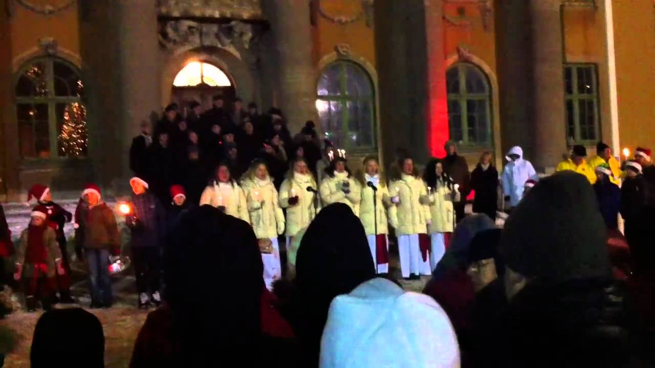 Traditional Lucia celebration in Karlskrona, Sweden - YouTube