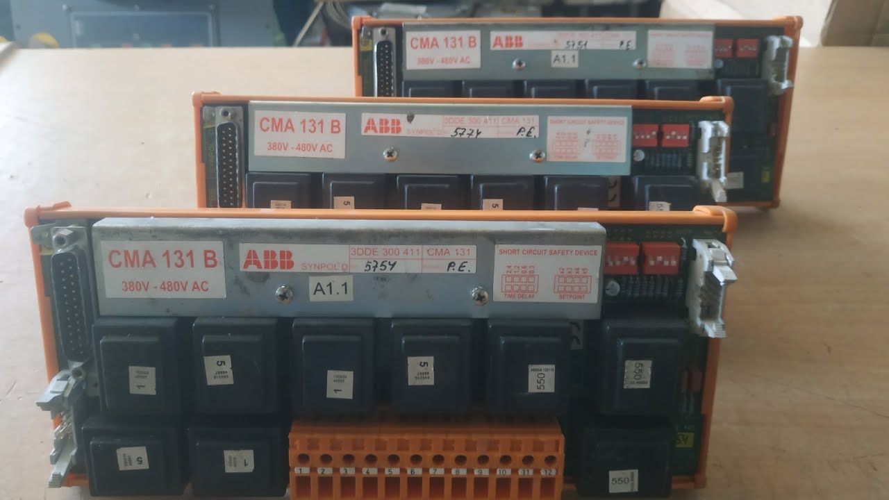 ABB SYNPOL D CMA131 | 3DDE 300 411 | Super-Tech Marine Services - YouTube