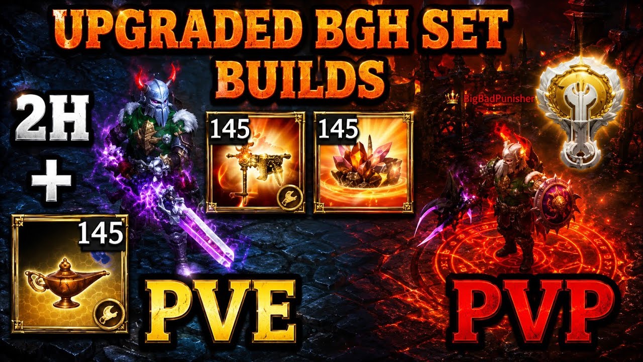 NECRO - DWARF , BEST PVE ENDGAME BUILDS WITH 2H/1H + PVP BUILD WITH ...