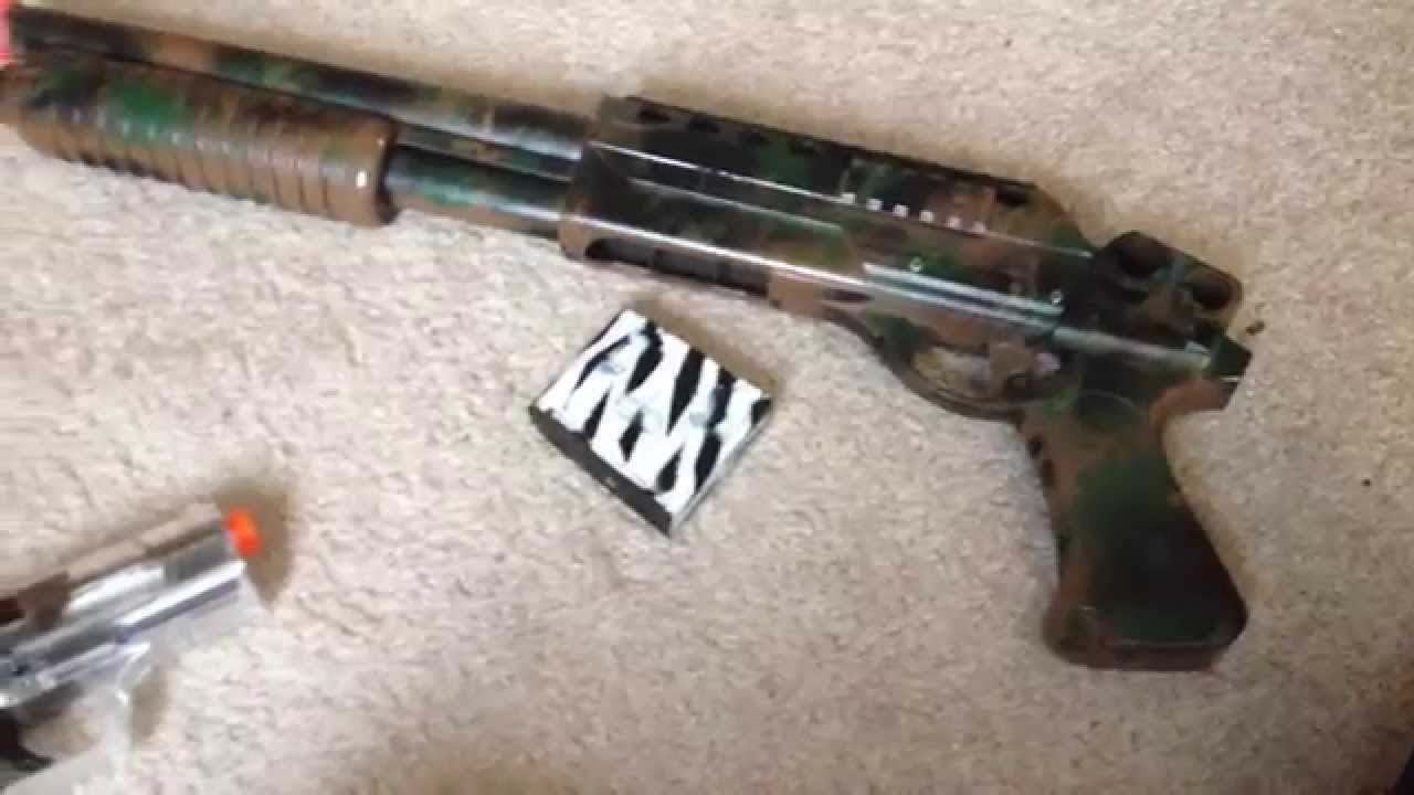 Airsoft Gun showcase of the Crosman Stinger P9T & S32P - YouTube