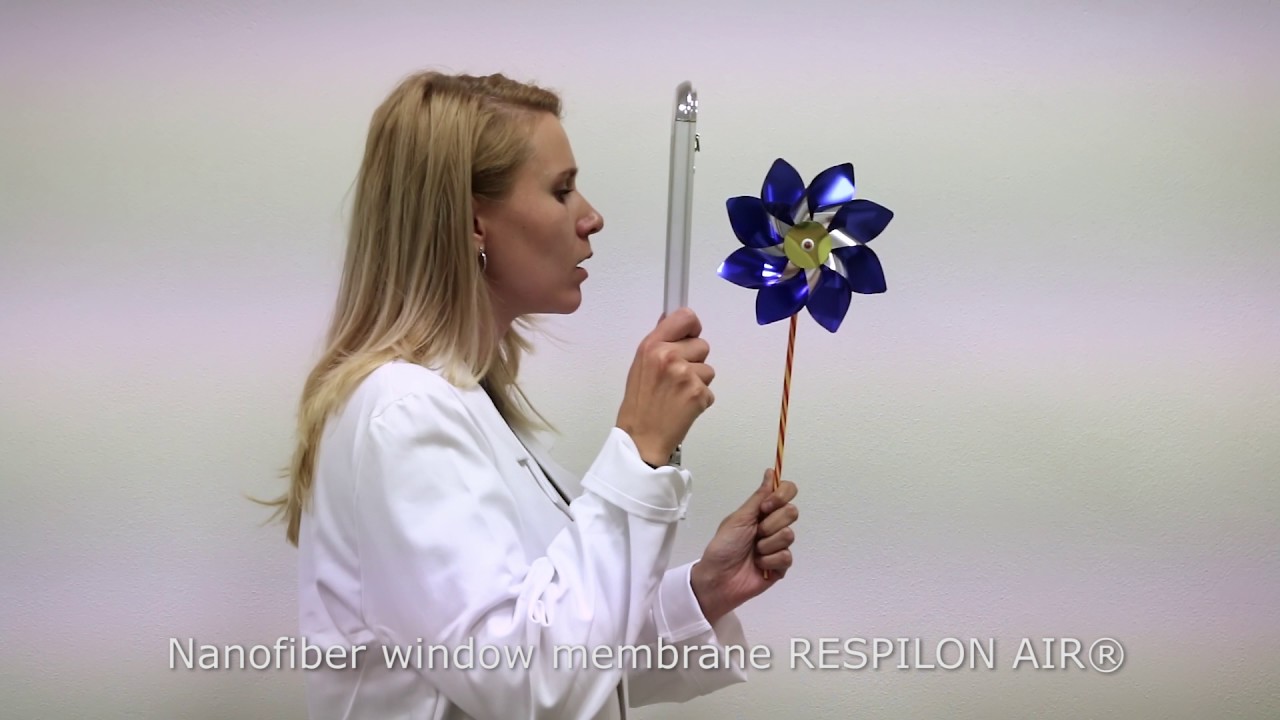 RESPILON AIR: Proof of Air Permeability - YouTube