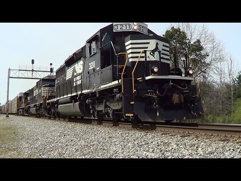 NS Train 175 South By Jenkinsburg 3 21 2014 - YouTube