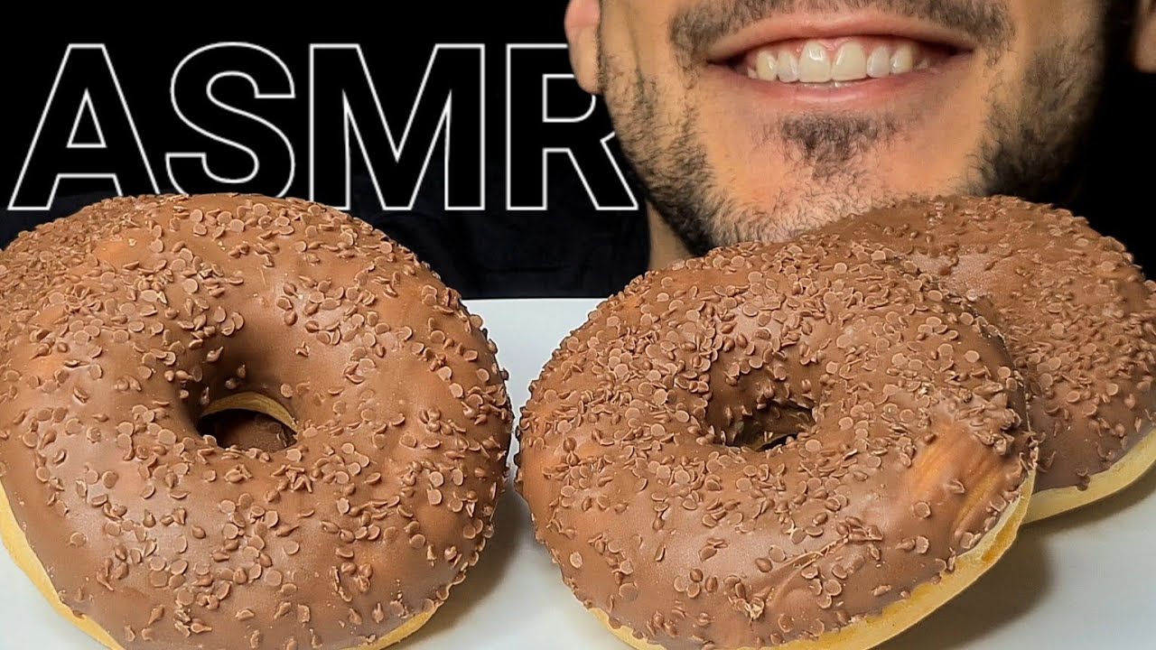 ASMR CHOCO DONUTS (SOFT EATING SOUNDS) NO TALKING MUKBANG - YouTube