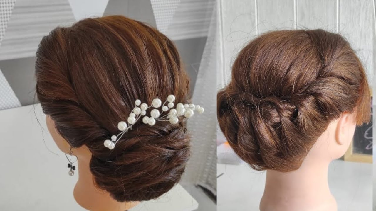 Tutorial 2 gaya Sanggul Modern untuk Pemula - YouTube