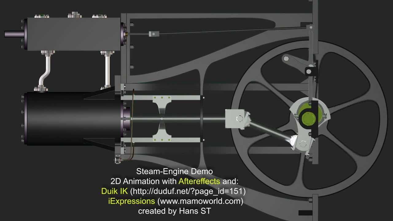 Steam-Engine Demo (AfterEffects+Expressions) - YouTube