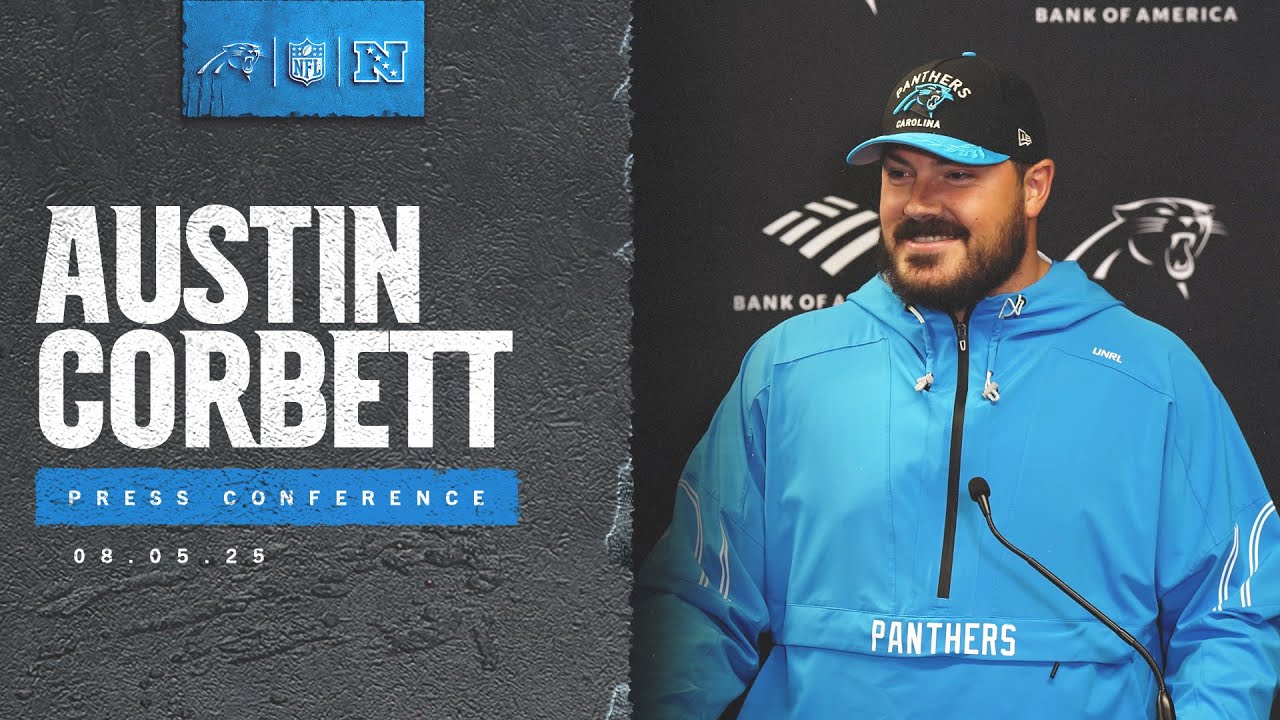 Austin Corbett talks eagerness for joint practice | Carolina Panthers ...
