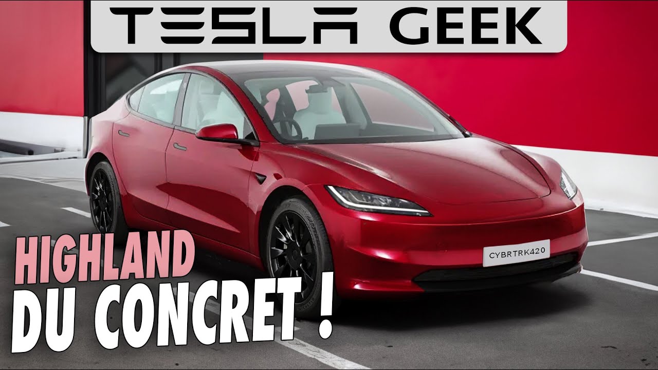 Model 3 Highland : Début de production, nouvelles fuites, exemplaires ...