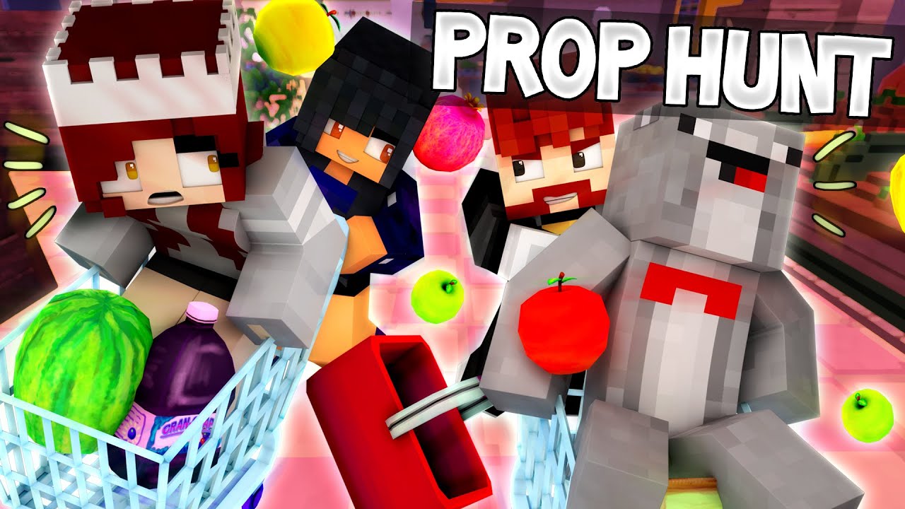 Fun Times with FOOD! | Minecraft Prop Hunt - YouTube