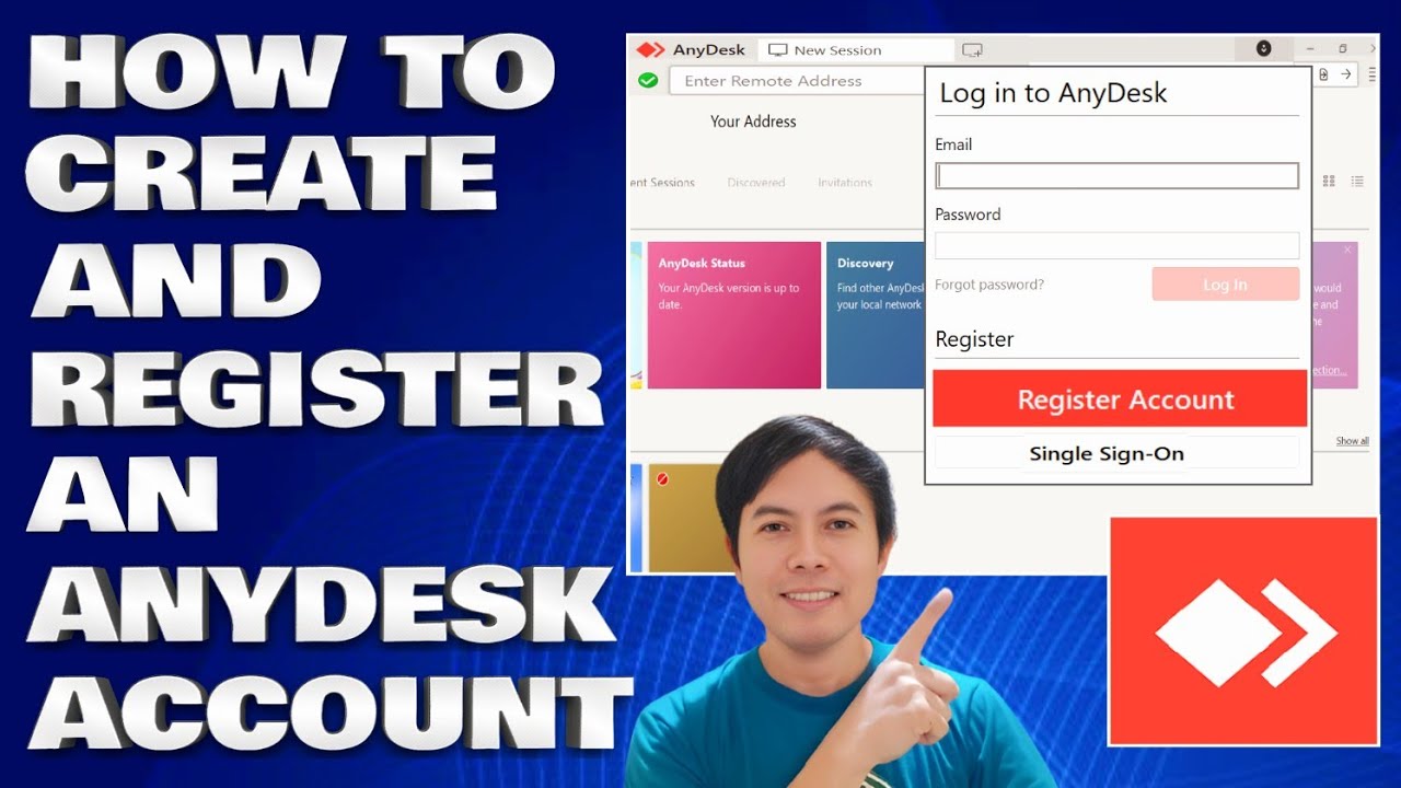 How To Create and Register an Anydesk Account Full Guide For Beginners ...
