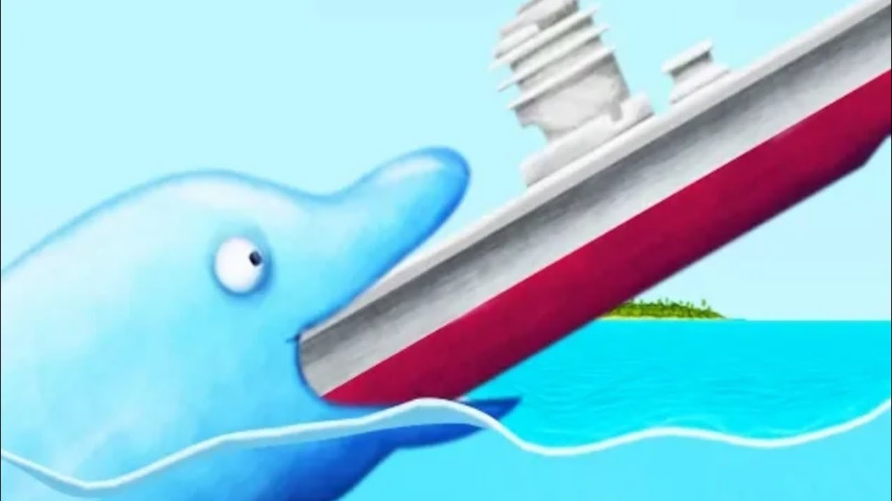 Dolphin EATS An Aircraft Carrier! || Tasty Blue 🔵Giant Dolphin. - YouTube
