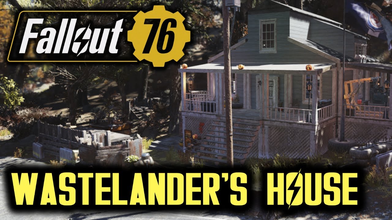 Fallout 76 - Wastelander's House (Contemporary House Build) - YouTube