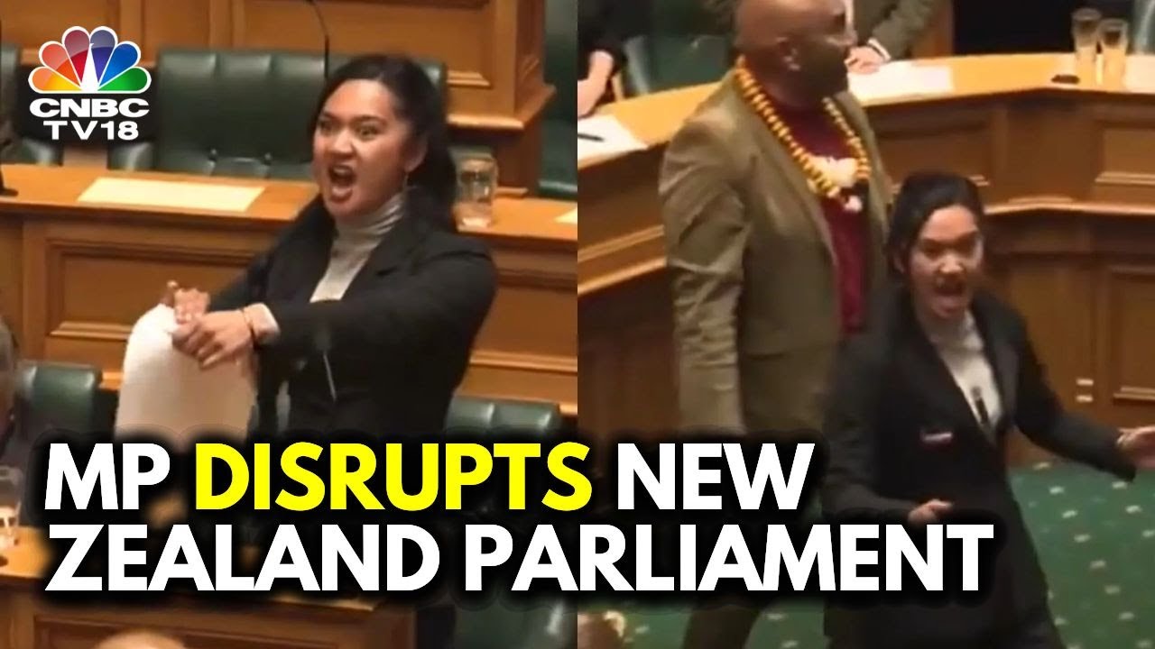 New Zealand's Members Of Parliament Protest Treaty Bill | Hana-Rawhiti ...