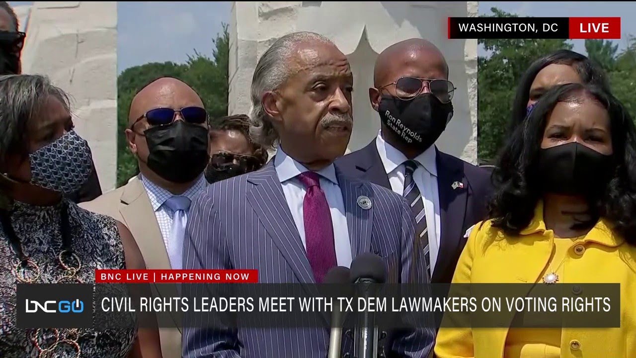 Civil Rights Leaders, Texas Dems Talk Voting Rights - YouTube