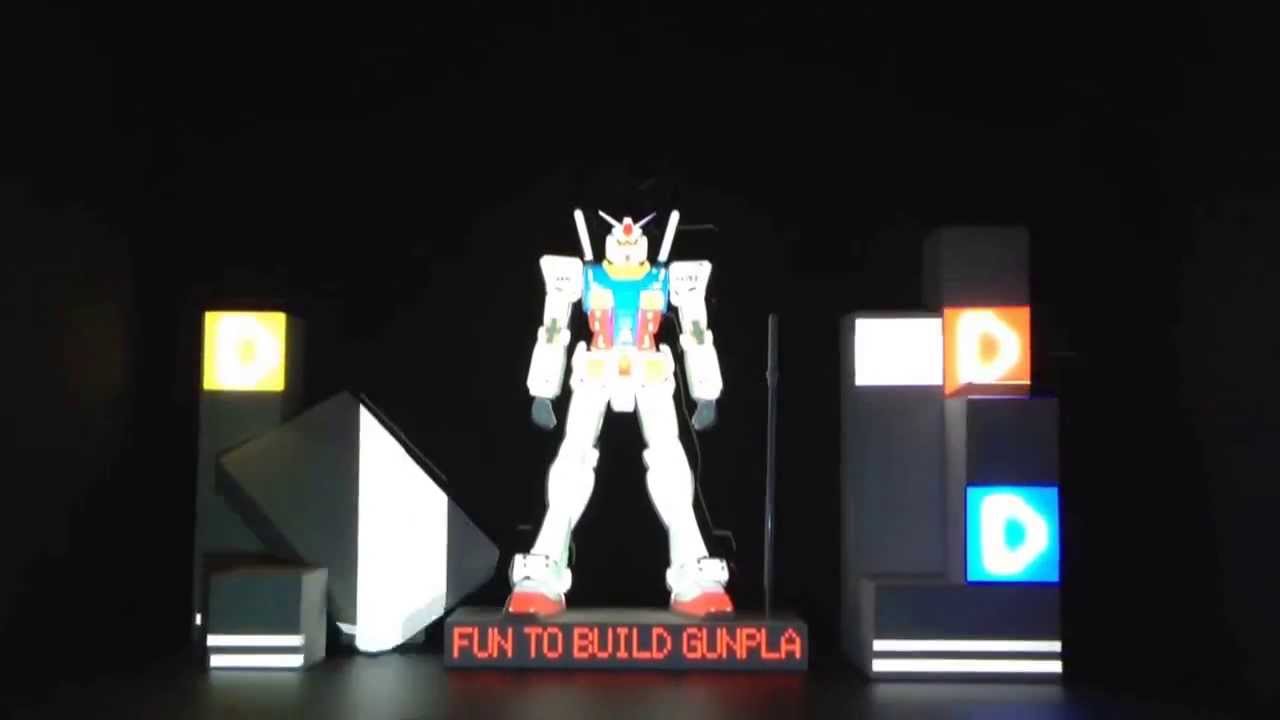 Gundam lighting effects - YouTube