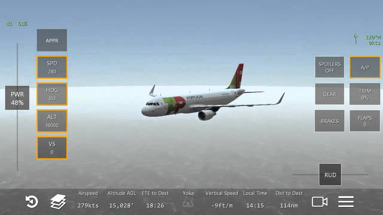 Infinite flight a320 TAP [FULL FLIGHT] - YouTube