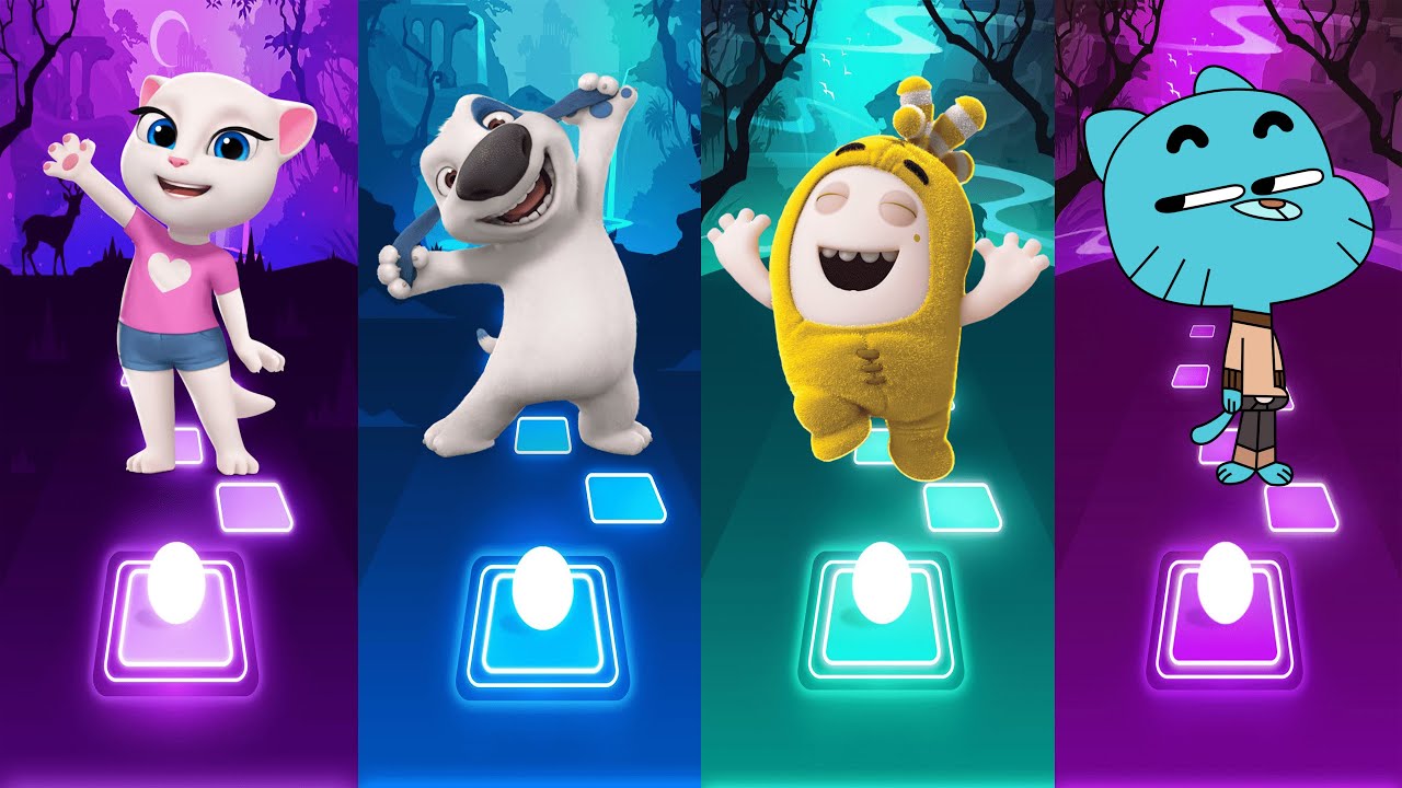 My talking Angela 🆚 My talking Hank 🆚 Oddbods 🆚 Gumball. 🎶 Who Will Win ...