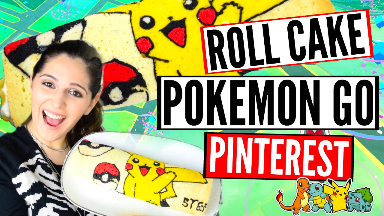 POKEMON GO ROLL CAKE - PROBANDO PINTEREST (Argentina) | STEPHT - YouTube