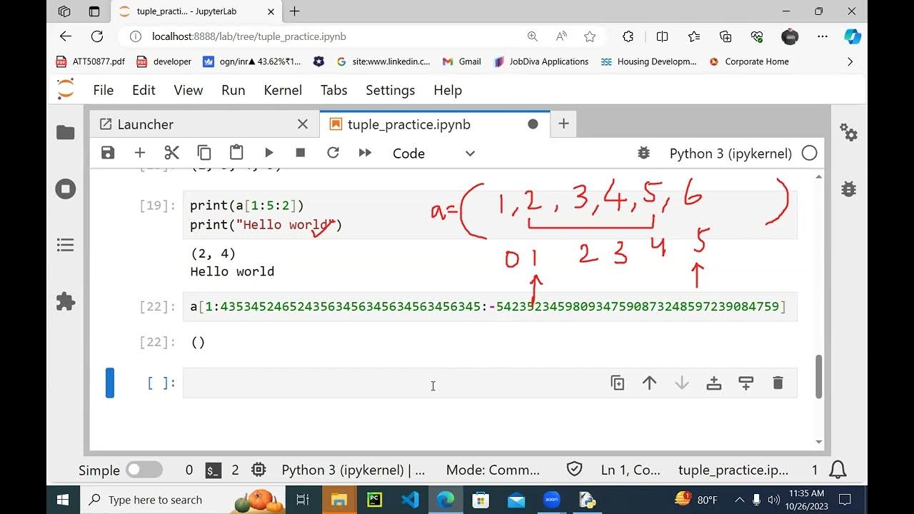 Python Tuple Datatype Revision And Packing And Unpacking Concept Part 2 Youtube