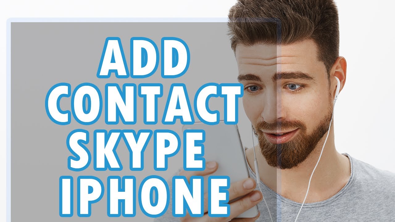 How to Add Contact on Skype for iPhone - YouTube