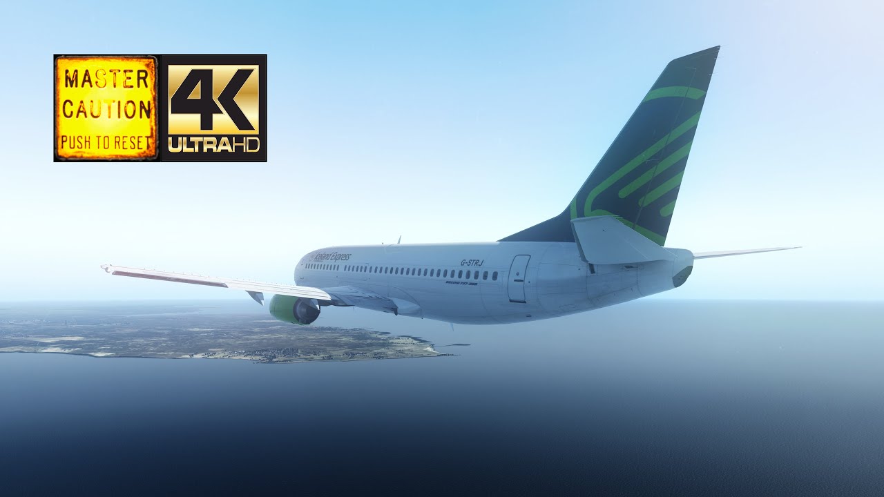 [HC|2012] Edinburgh EGPH BIKF Keflavik (IXEG Boeing 737-300 | XP11 4K ...