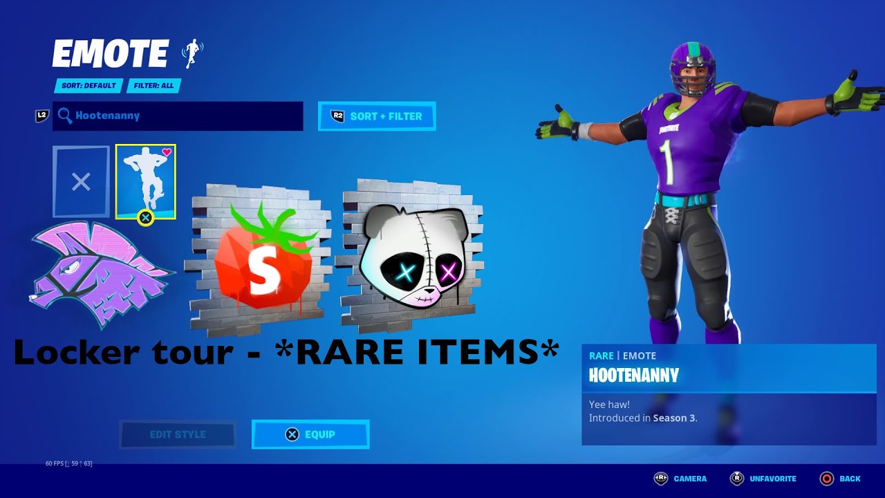 Locker tour *RARE ITEMS* - YouTube