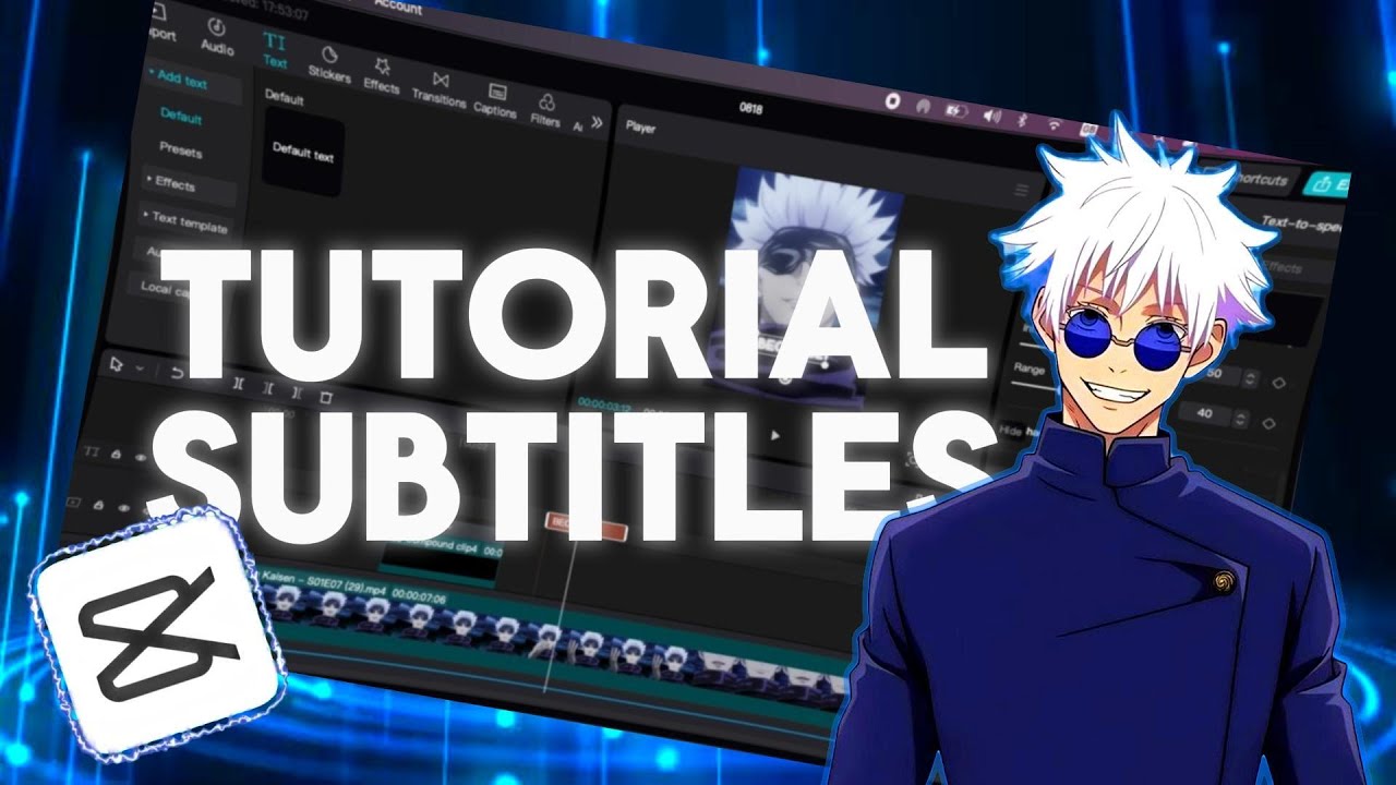 Tutorial Subtitles for Edit || Capcut Pc - YouTube