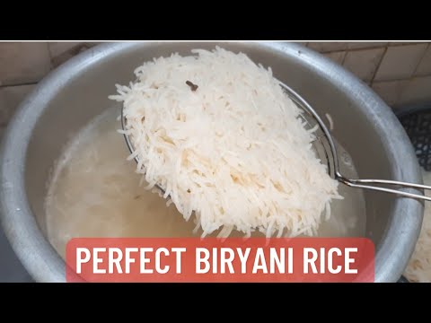 Perfect Biryani Rice ||Plain Biryani Rice || How To Make Baryani Rice ...