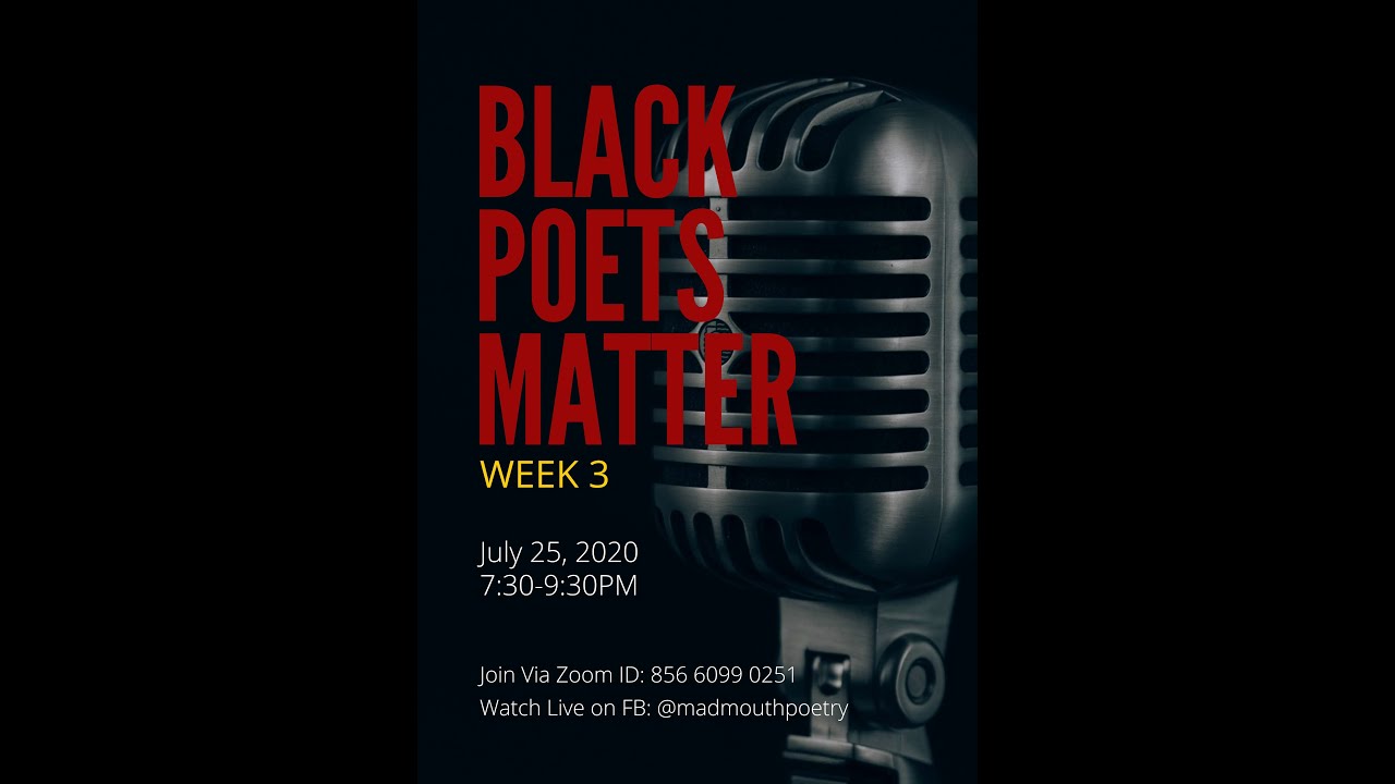 Black Poets Matter - Week 3: Featuring John Lapine - YouTube