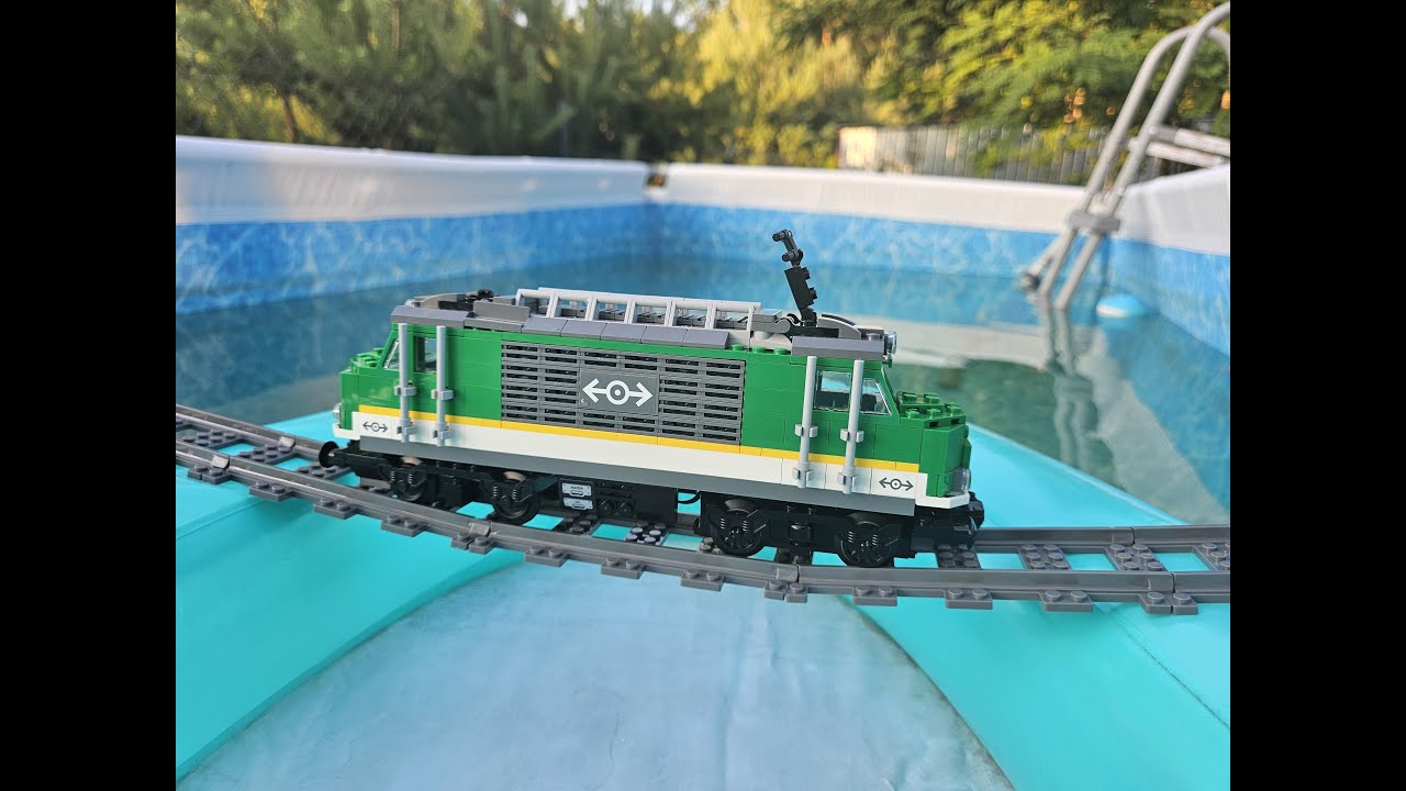 Long Lego Garden train set - 33m track - YouTube