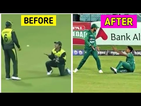 😂Pakistani cricketer funny fielding। Pakistani funny catch। cricstory ...