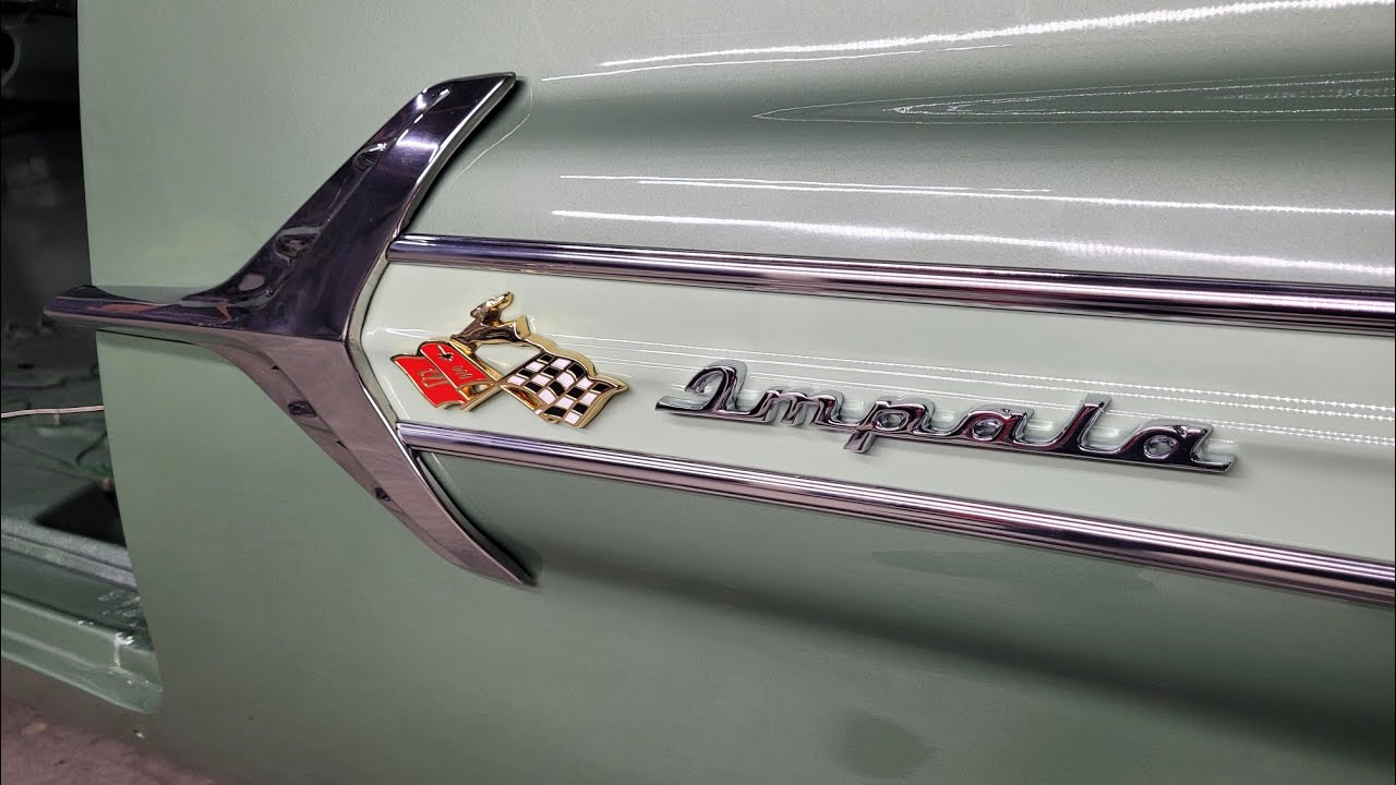 1960 IMPALA UPDATE : INSTALLING SIDE MOLDINGS AND STAINLESS TRIM / DIY ...