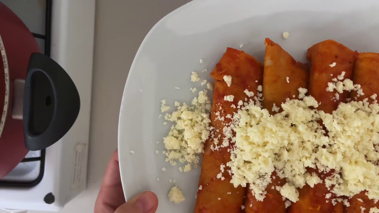 Tacos rojos estilo Tampico - YouTube