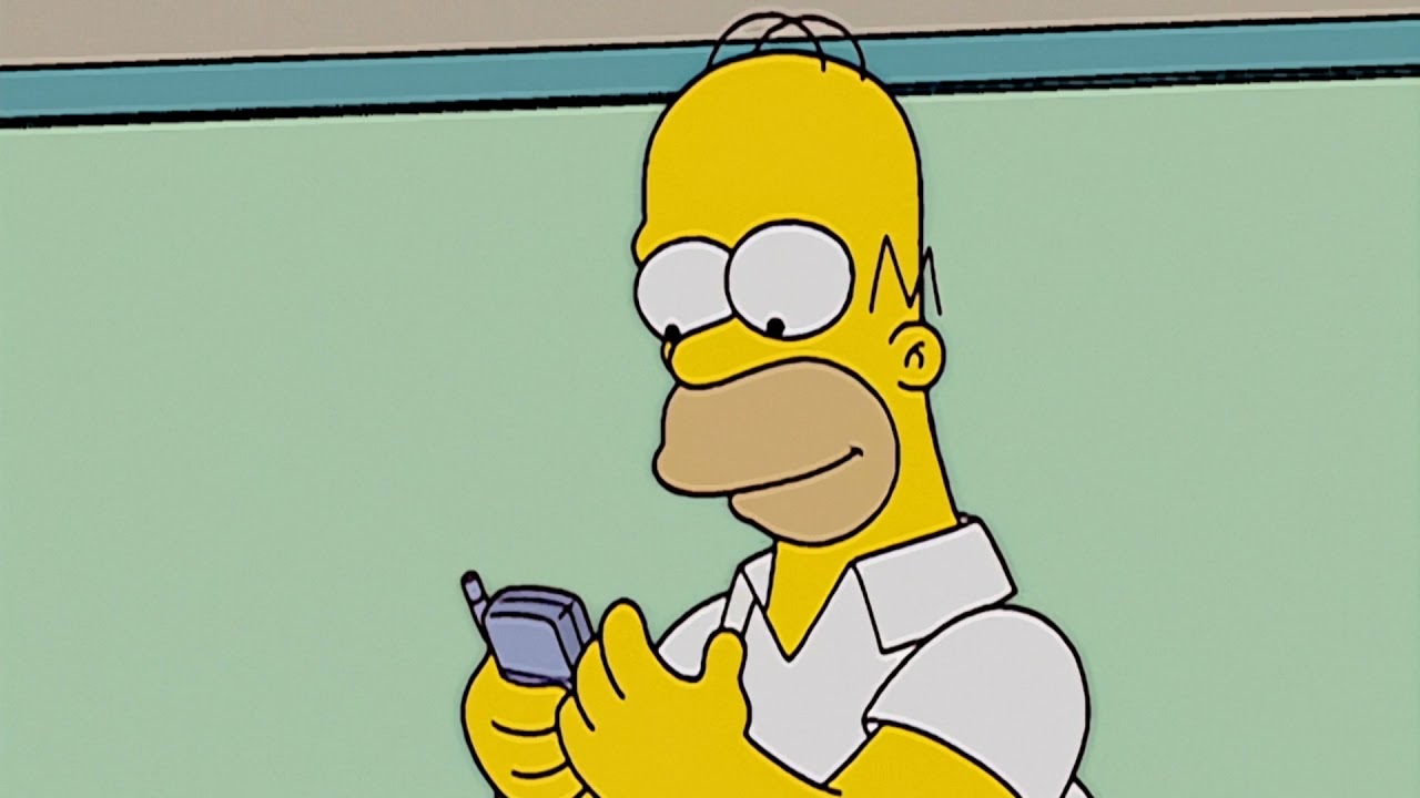 Os Simpsons Homer Compra um Celular - YouTube