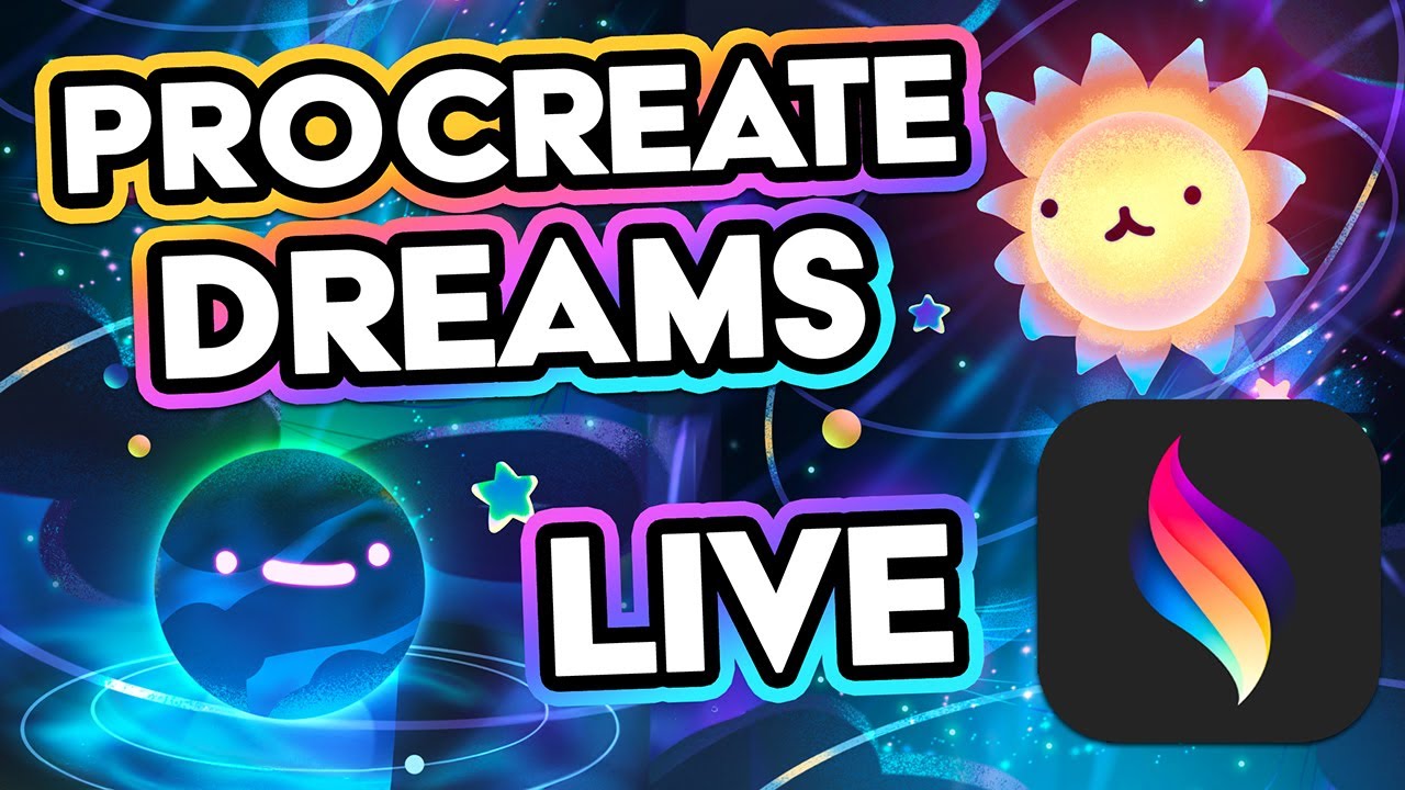 Procreate DREAMS LIVE!🎨🖌️ - YouTube