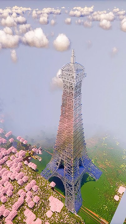 The ultimate build Eiffel Tower #gaming #ytshorts - YouTube