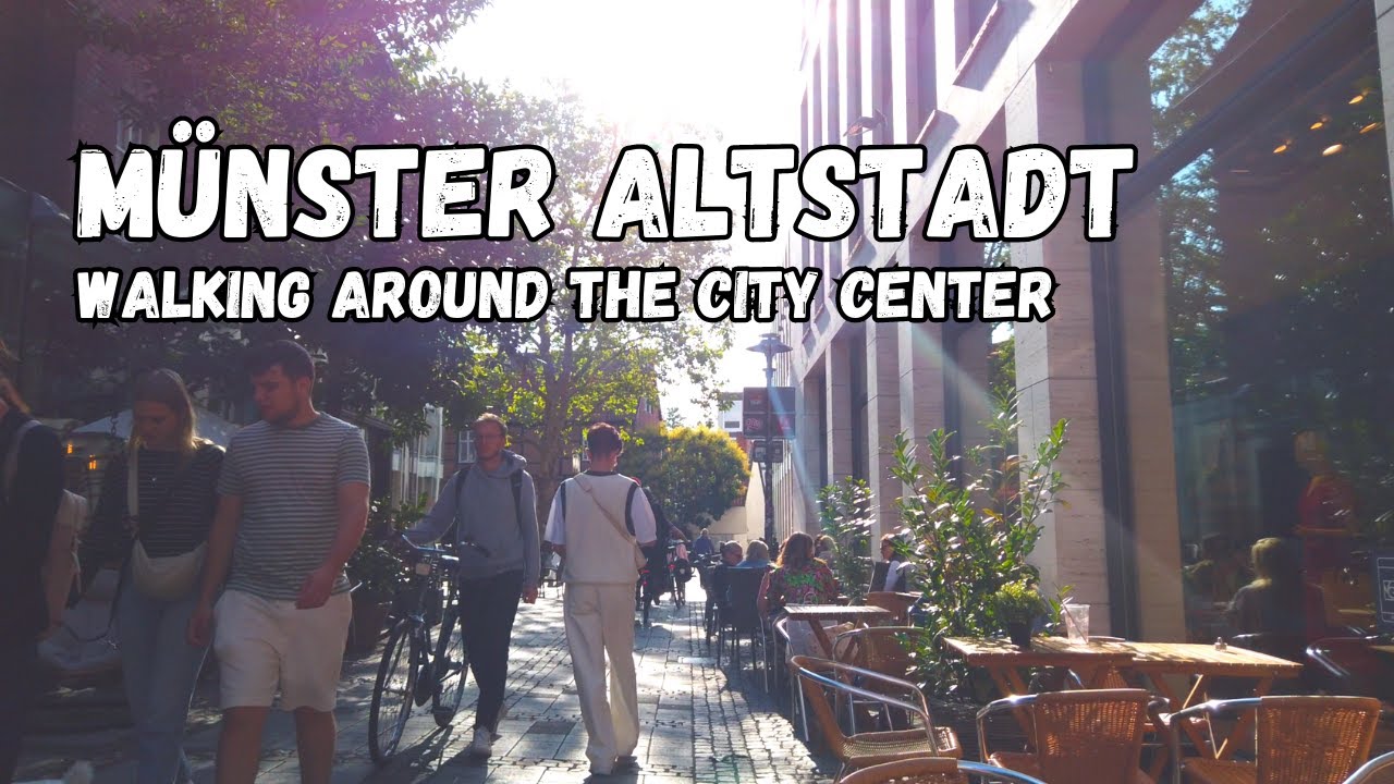 Münster City Walking Tour | Stadt Zentrum | City Centre Walking Tour ...