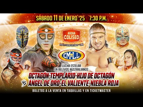 CMLL - ARENA COLISEO 11 DE ENERO DE 2025 - YouTube