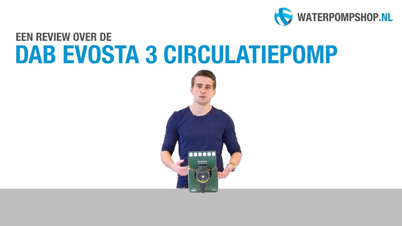 DAB Evosta 3 circulatiepomp / CV pomp - Review - YouTube