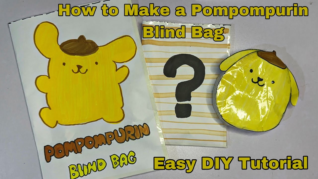“DIY Pompompurin Blind Bag | How to Make a Cute Paper Surprise!” - YouTube