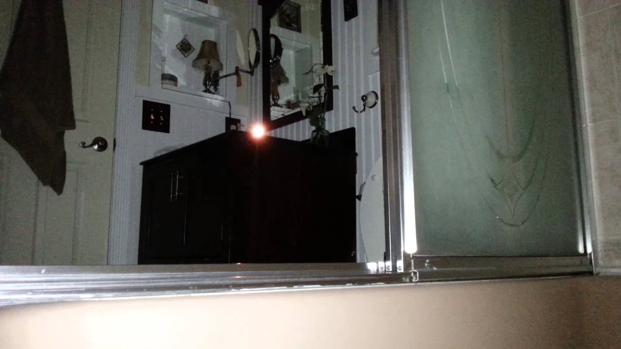 A ghost ,spirit, flashlight on and off by it self. - YouTube