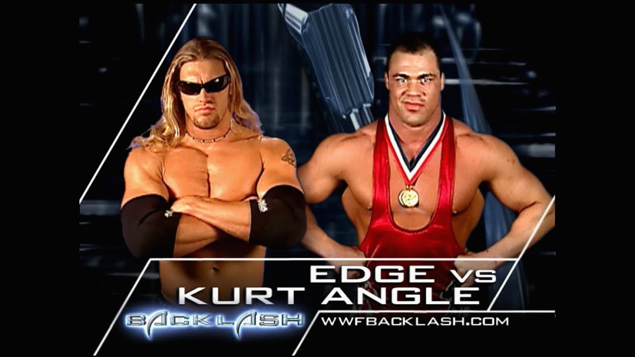 Story of Edge vs. Kurt Angle | Backlash 2002 - YouTube