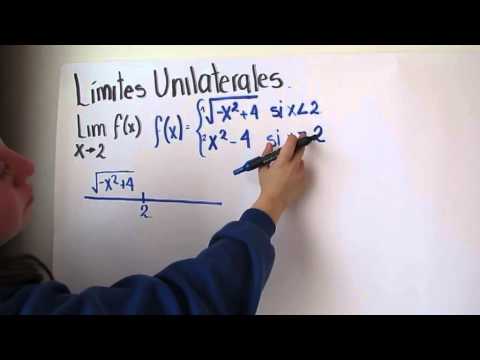 Ejercicios de Matemáticas: Limites Unilaterales