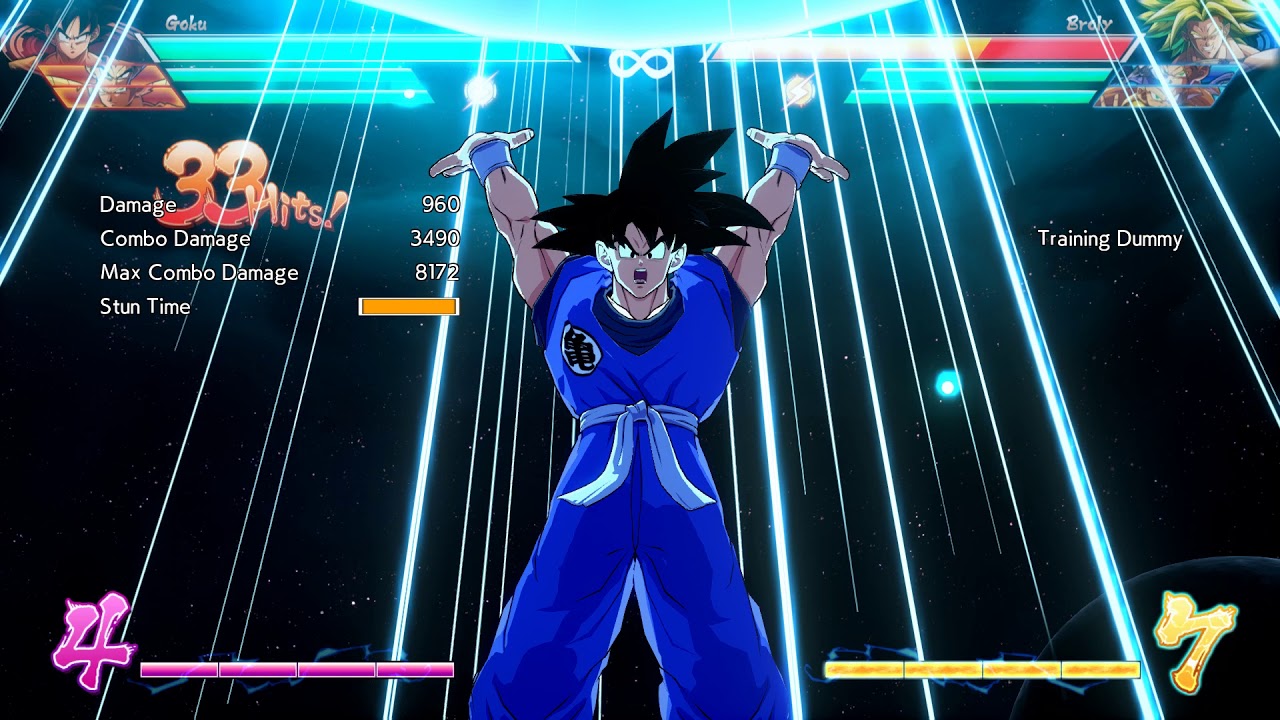 DBFZ Base Goku Universal Spirit Bomb Confirm - YouTube