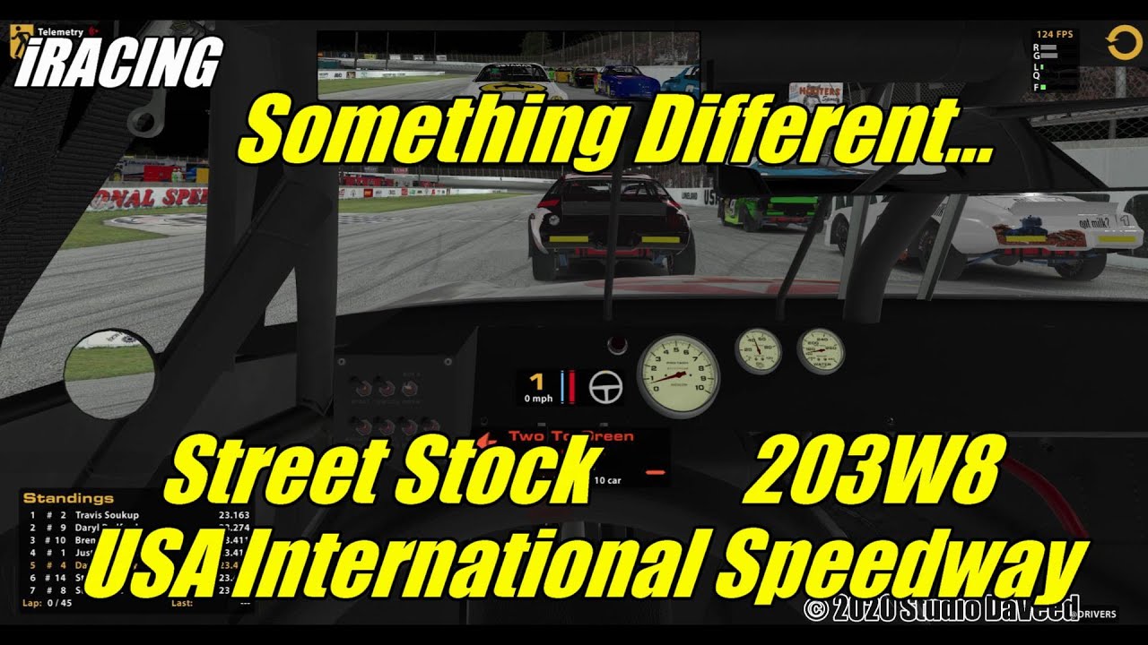 IRacing Street Stock at USA International Speedway Race 2 INCAR Live ...