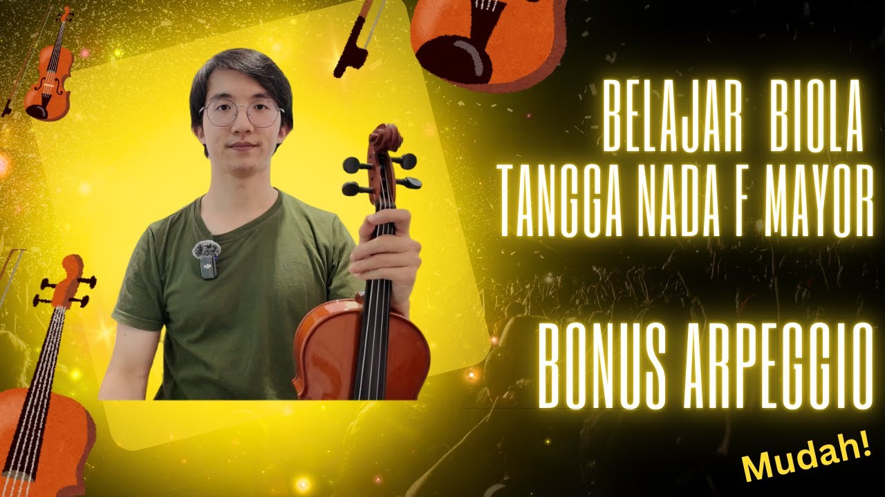 Belajar Biola Pemula Kunci Dasar Tangga Nada F Mayor + Arpeggio Mudah ...