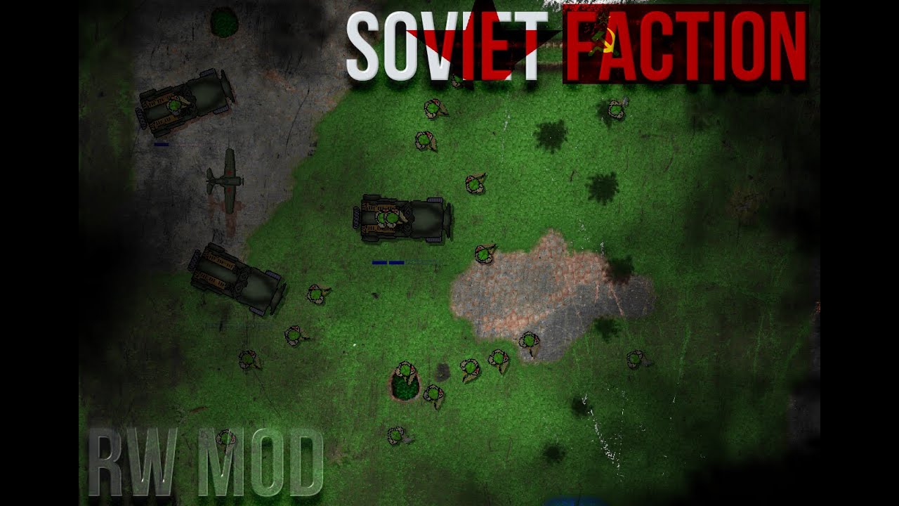 Rusted warfare mod Soviet faction - YouTube