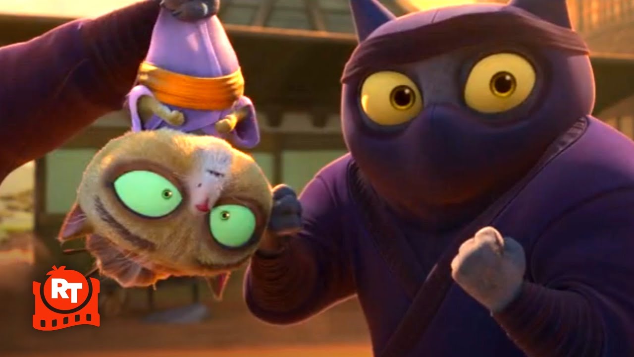 Paws of Fury: The Legend of Hank (2022) - Hank vs. Cat Ninjas Scene ...