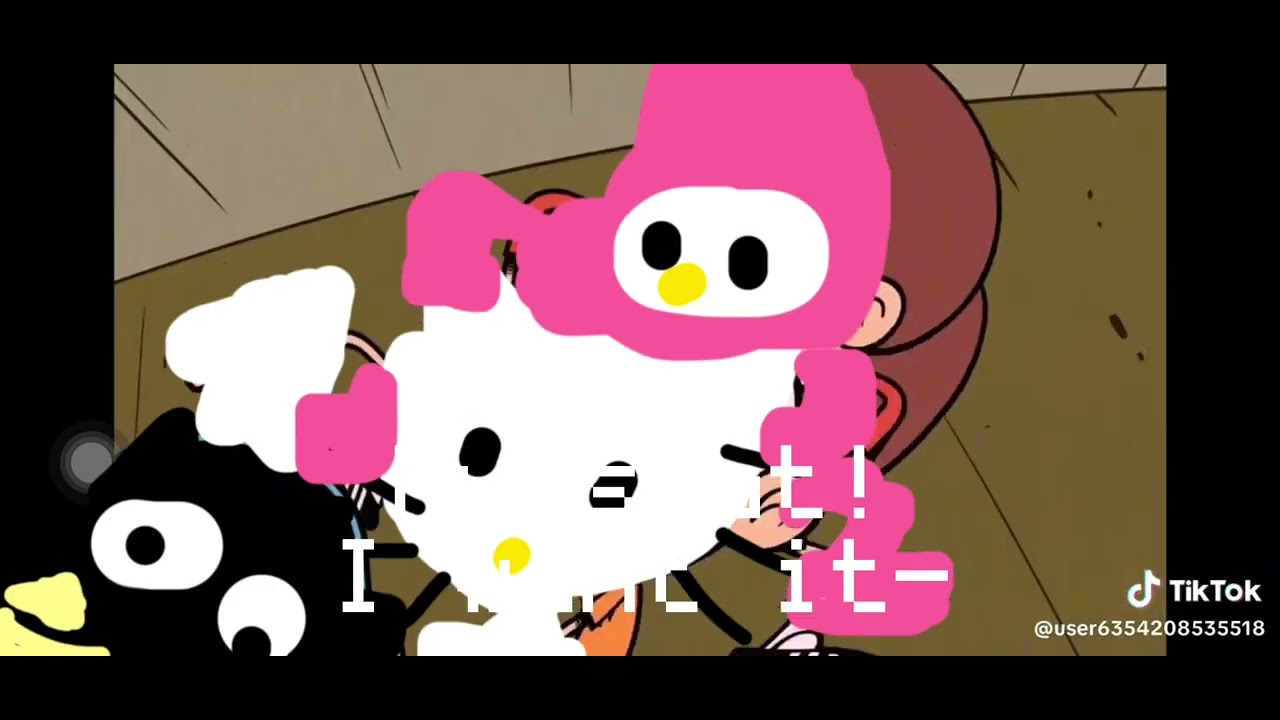 Hello kitty and friends having a fight - YouTube