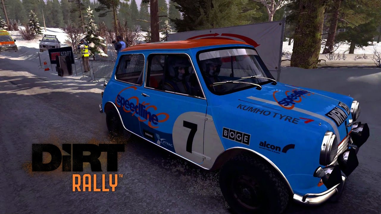 DiRT Rally - 1960s Championship: Event 4 - Sweden, stage 4 [Bjorkangen ...